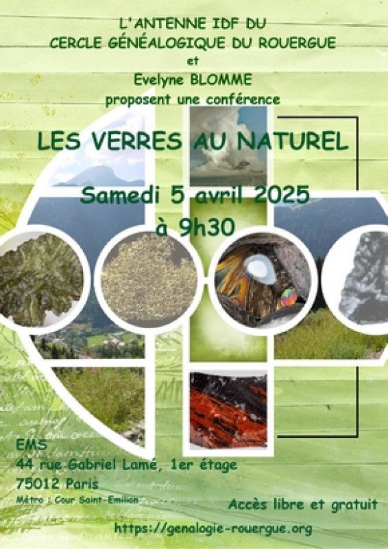 Les verres au naturel par Evelyne BLOMME - Aveyronnais d'ici et d'ailleurs